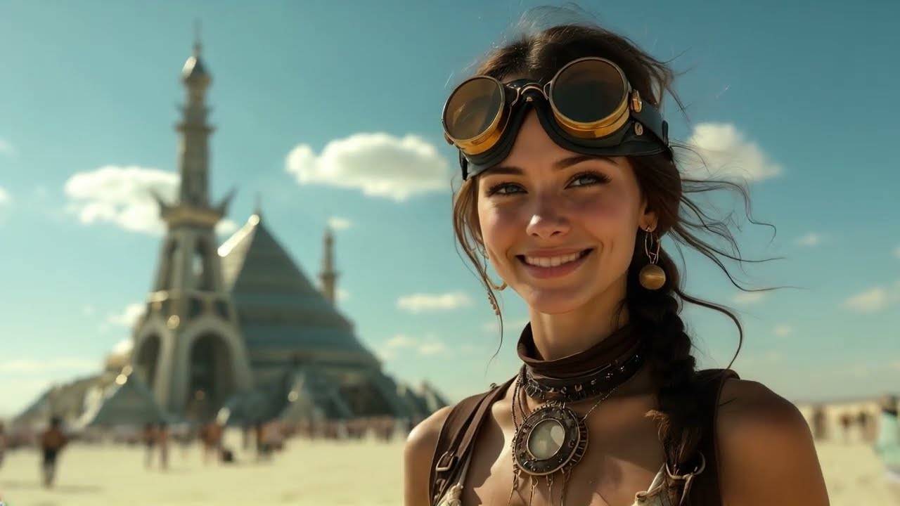 Видео с искусственным интеллектом из "Горящего человека