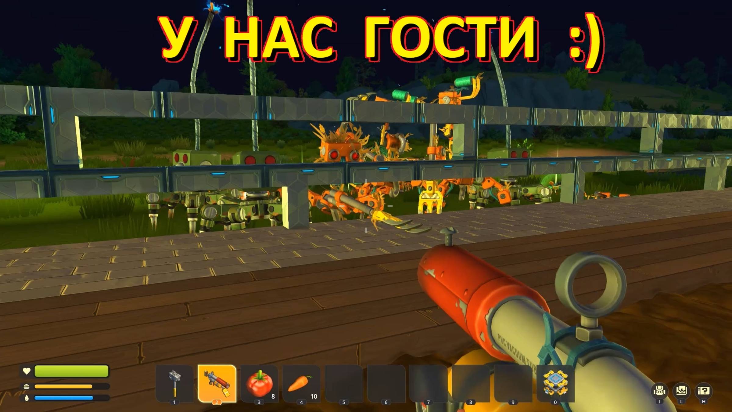 Набег на огород. Скрап Механик — ВЫЖИВАНИЕ. №6-1