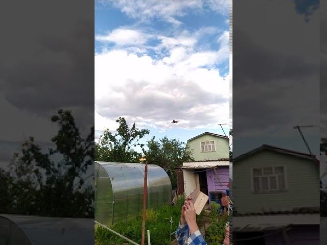 Пролет МиГ-29 ПГ "Стрижи" при заходе на посадку на аэродром "Борисоглебское"