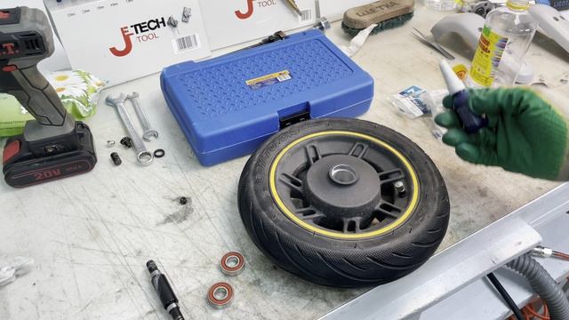 Ninebot max g30, g30p, g30lp замена передних подшипников