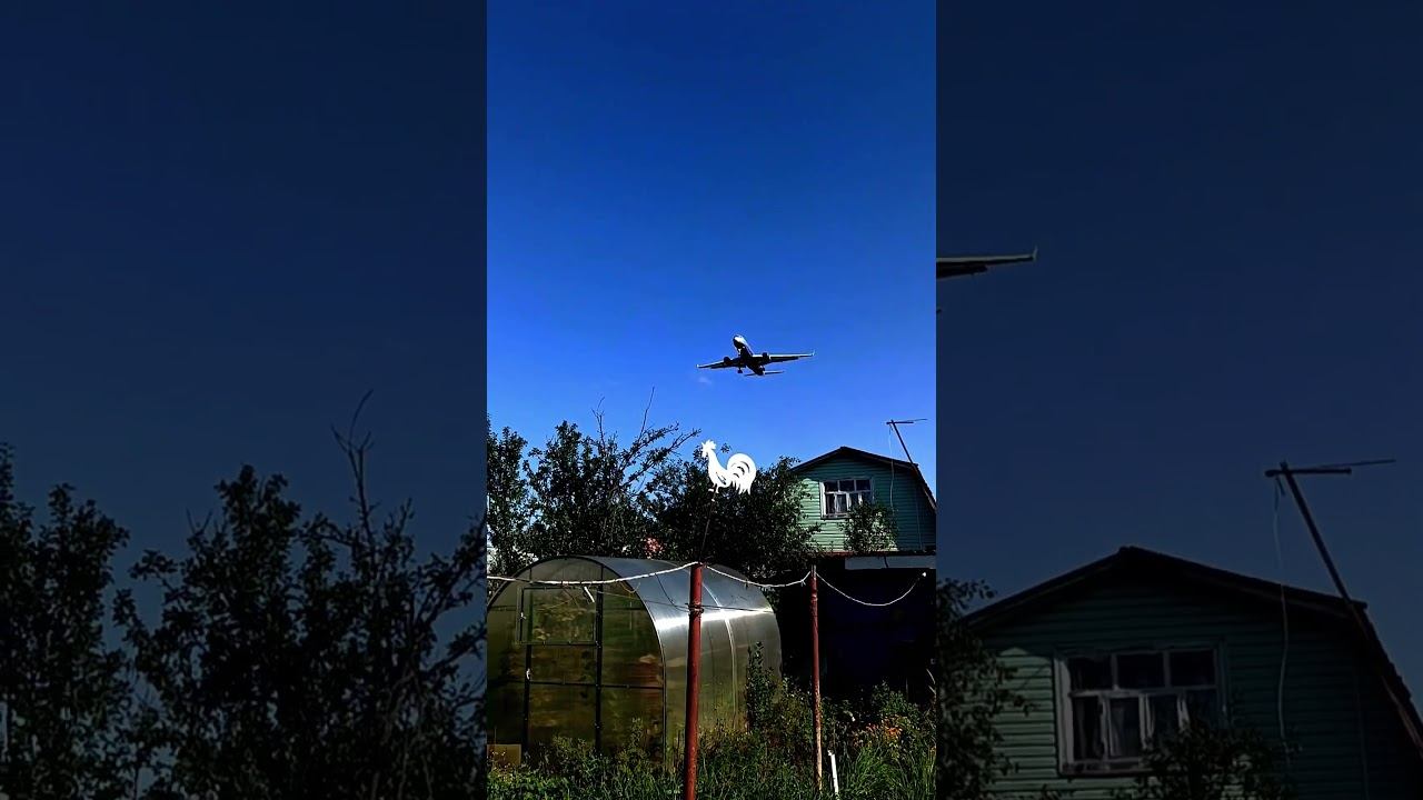 Прекрасный звук двигателей ПС-90А на Ту-214.