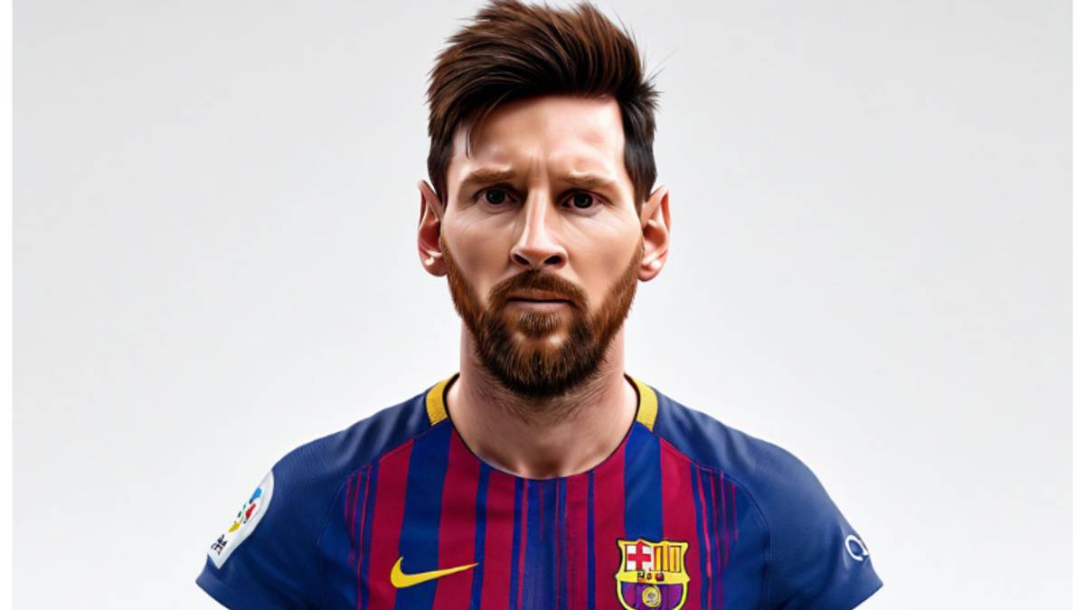 Лионель Месси бюст 3d модель