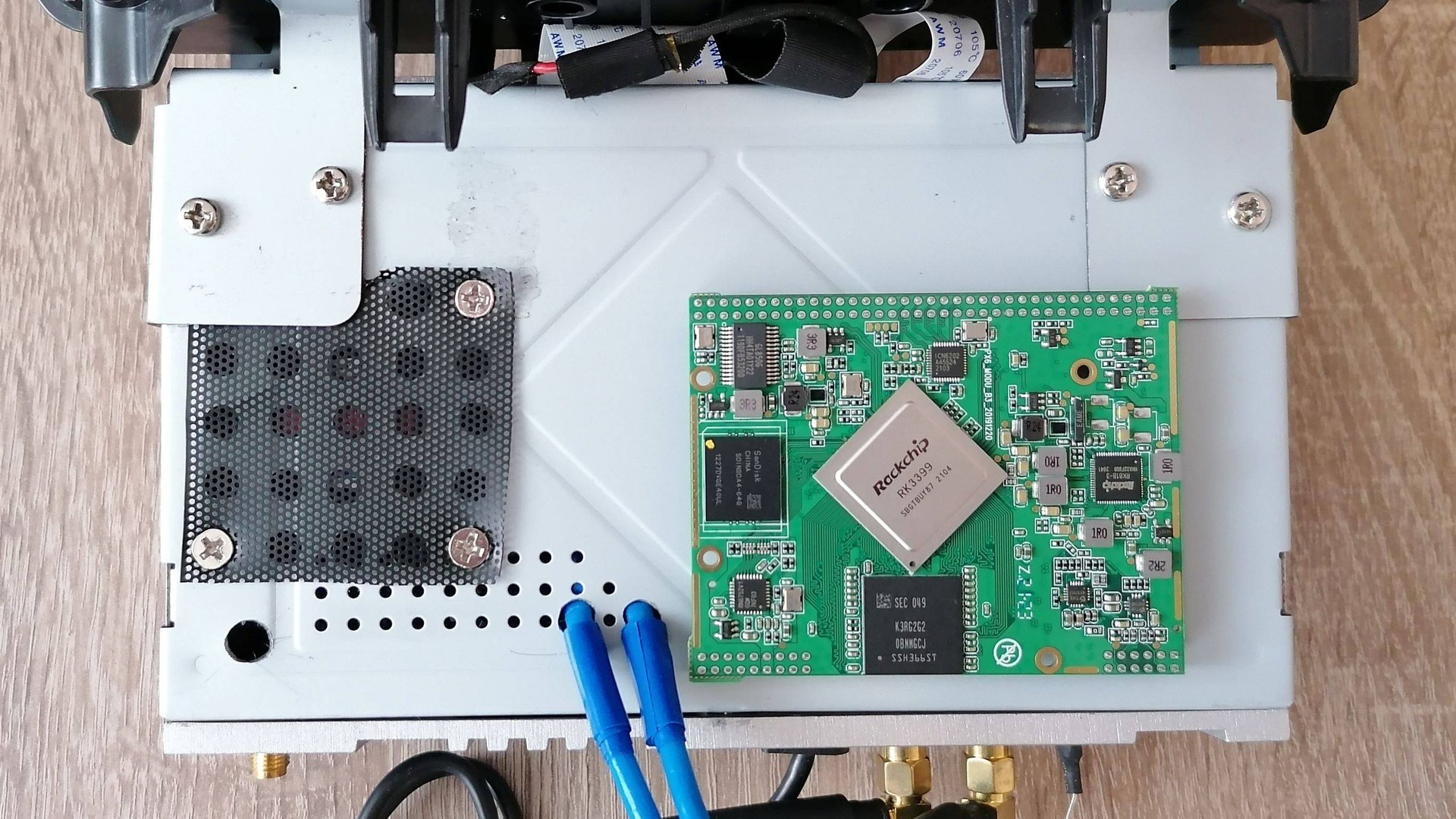 Замена процессорной платы и организация охлаждения процессора Rockchip PX6