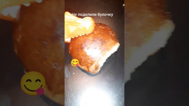 Не поделили булочку