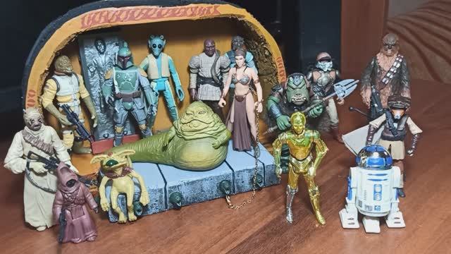 Звездные войны. Обзор фигурок. Эпизод 6. Джабба Хатт. Hasbro. Kenner.