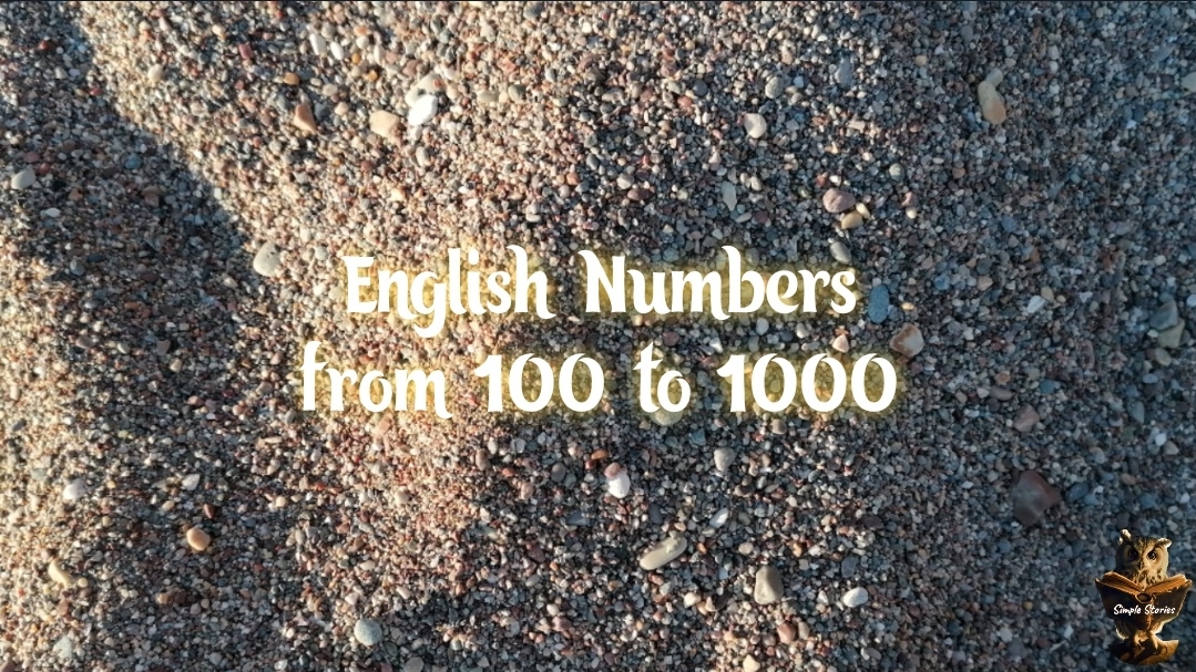 English Numbers from 100 to 1000