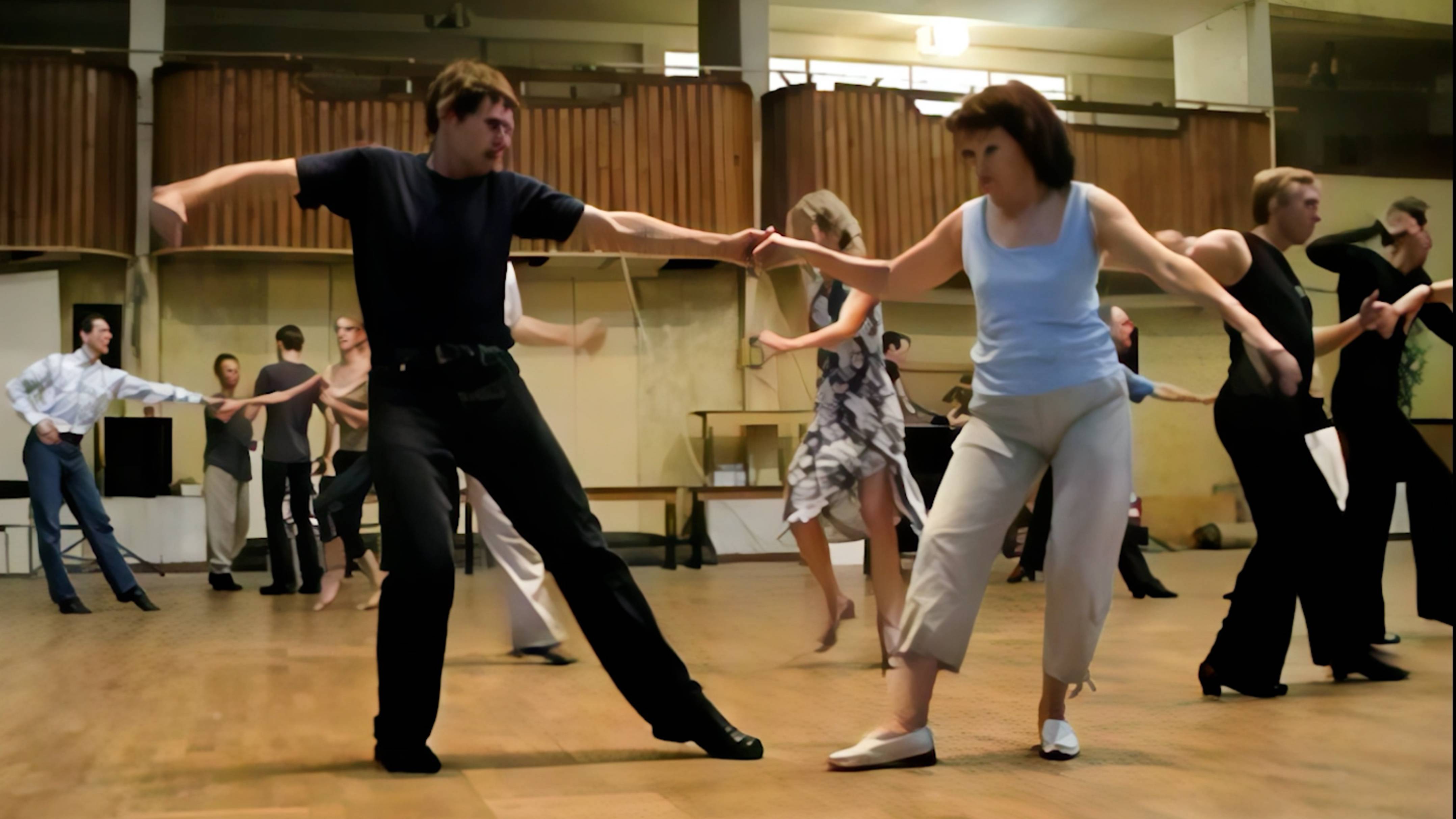 Занятия в клубе бального танца "Фиеста" (Калининград 2007 г.) - джайв