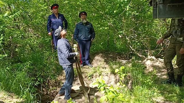 НАШЛИ И ПОДНЯЛИ ДОТ ВРЕМЕН ВОВ