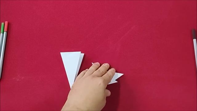 Снежинка из бумаги