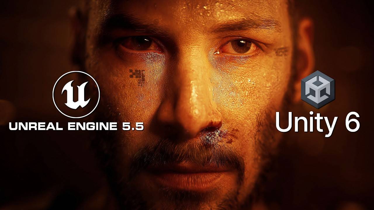 UNREAL ENGINE 5.5 против UNITY 6 Безумная графика нового поколения и лучшие демонстрации технологий