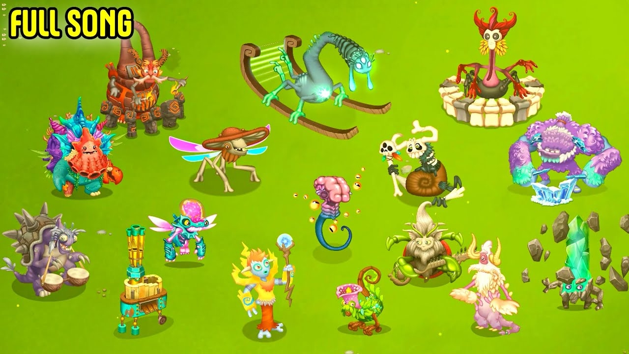 Плавучий Остров - Вся Песня (My Singing Monsters, Мои Поющие Монстры, Msm, Мсм)