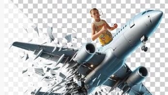 я полетел на самолёте в отпуск но что-то пошло не так...