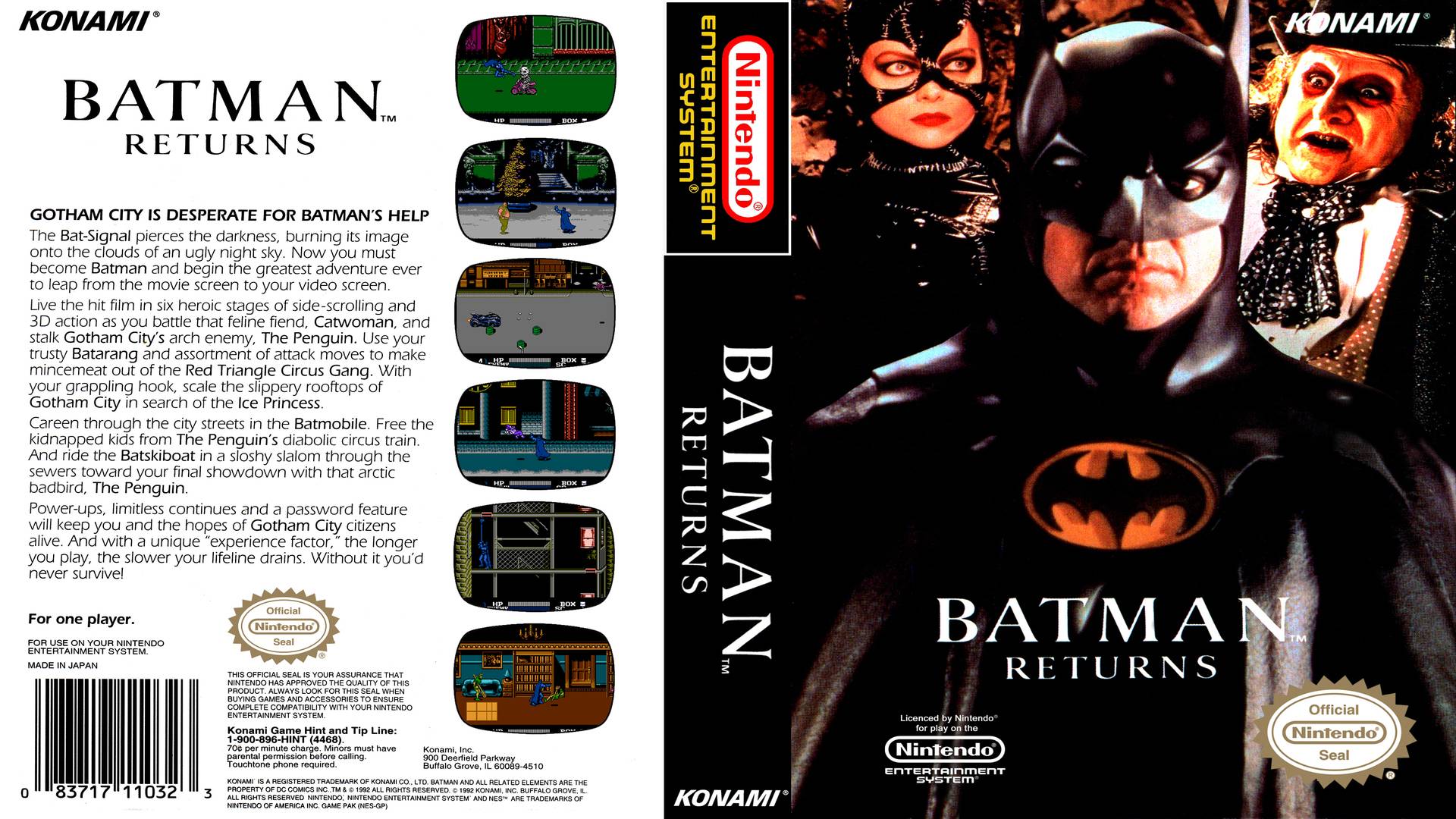🎮Batman Returns // Бэтмен Возвращение // NES // Dendy // 1440p, 60 fps🦇