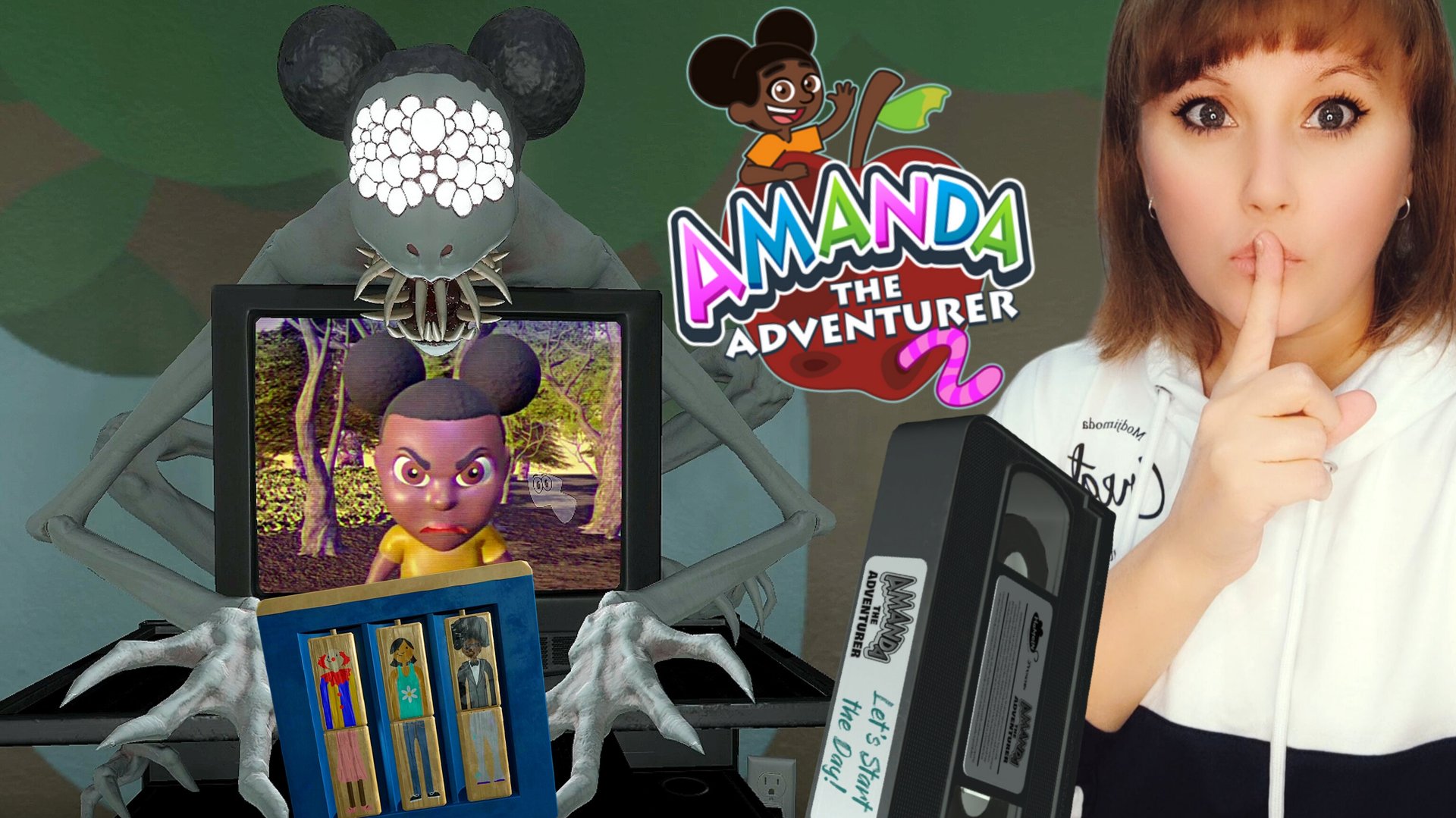 Очень плохой конец #4. Монстр с хвостиками. Аманда- путешественница 2. Amanda the adventurer 2.