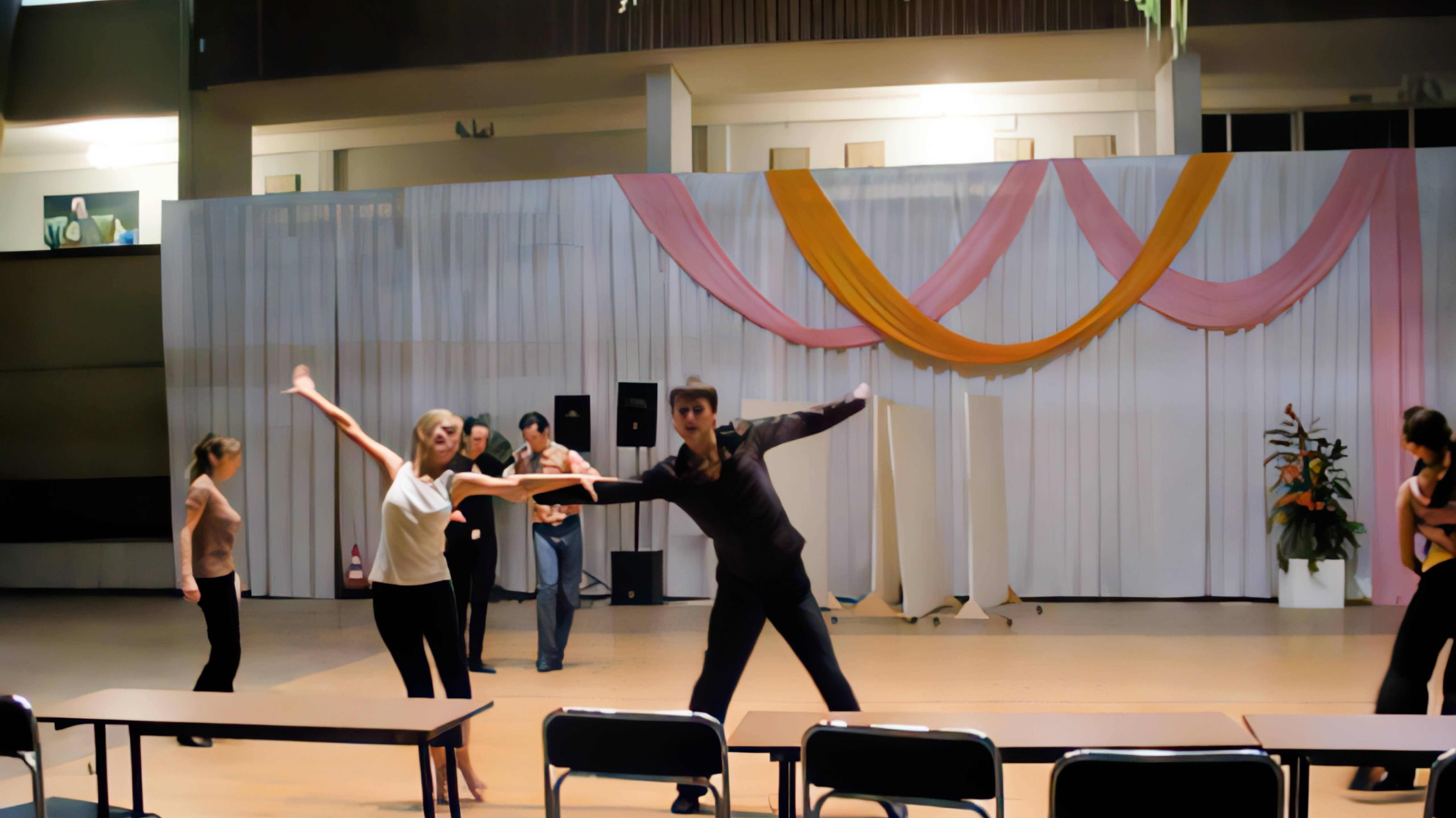 Занятия в клубе бального танца "Фиеста" (Калининград 2008 г.) - самба