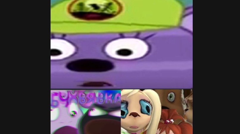 Реакция ( Буяна ) На RYTP Про Лунтика, Барбоскины и Три кота