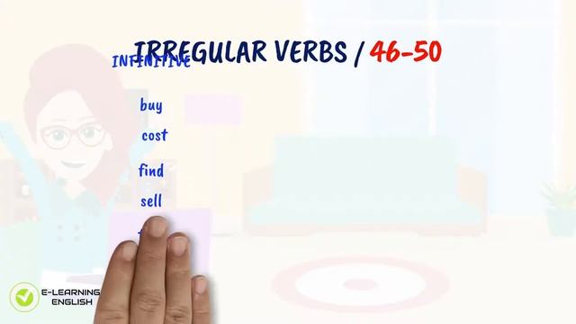 10 IRREGULAR VERBS LIST 10_25 I The New Dress I BUY, COST, FIND, SELL, TEAR