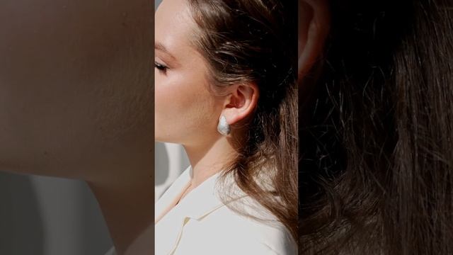 Комплект Mera из серебра 925 с покрытием белым родием