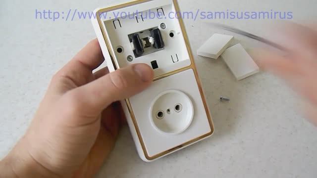 Как починить блок выключатель+розетка  Бэлла БКВР