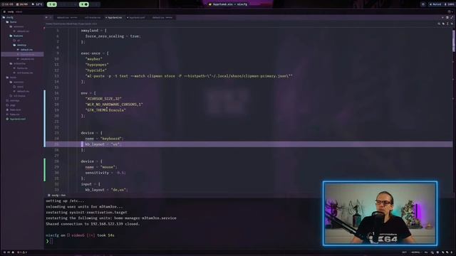 Rebuilding my NixOS config - Part 5: Rebuilding Hyprland Configuration in Nix with Home Manager