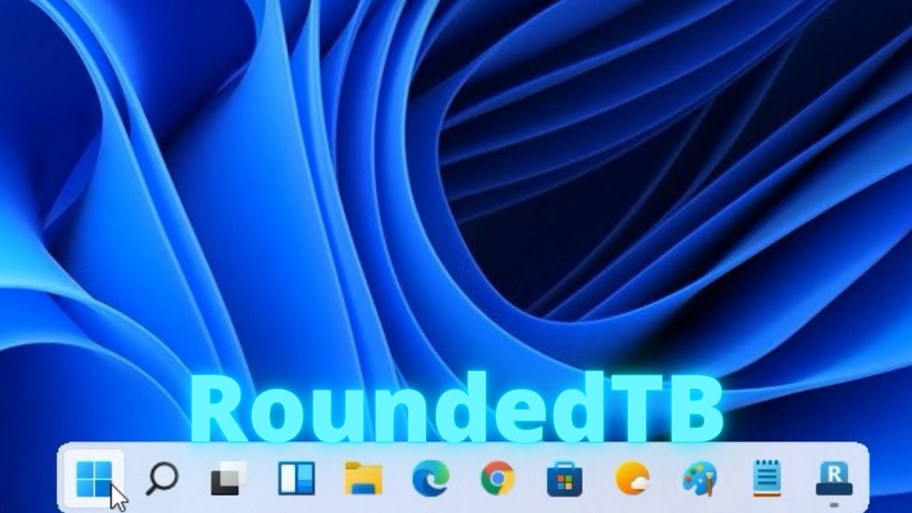 RoundedTB - парящая панель задач в Windows 11! Док в Windows 11! Закруглённая панель задач!