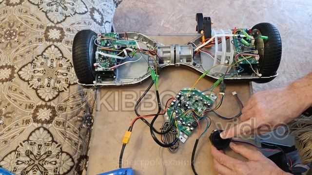 №88 Джойстик. Прошивка платы гироскутера под управление джойстиком. Демо видео к заказу для А.