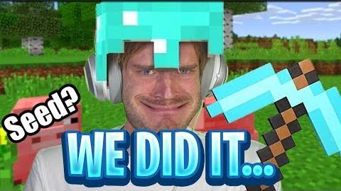 the community almost has PewDiePie's Minecraft World seed (Dream)