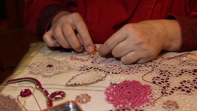 Ирландское кружево - КАК Я ВЯЖУ СЕТОЧКУ