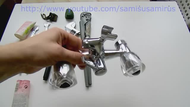 Ремонт смесителя, ремонт переключателя душа №1