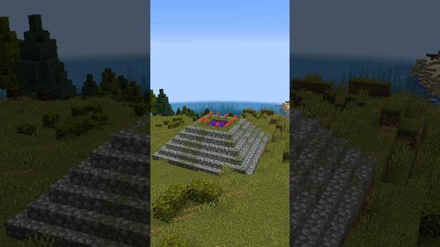 портал в The Twilight Forest(сумеречный лес) #майнкрафт #постройки #shorts #minecraft