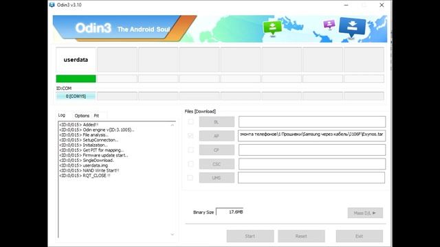 FRP Samsung J106F с помощью ПК