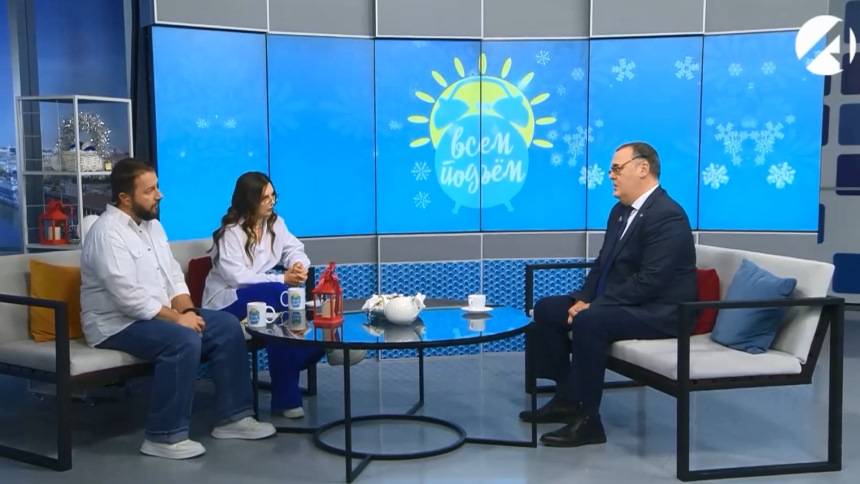 Интервью М.Н. Горохова на утреннем шоу "Всем подъём!", Астрахань 24