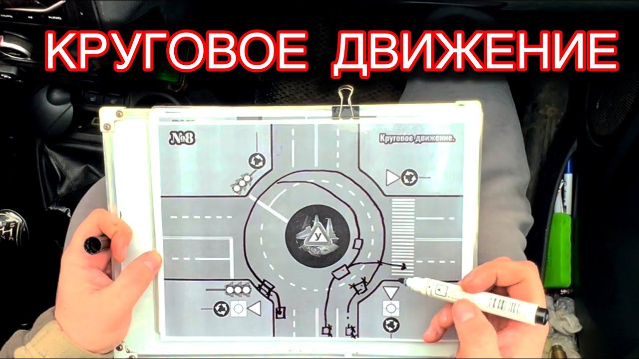 Как правильно проезжать круг: Советы автоинструктора.