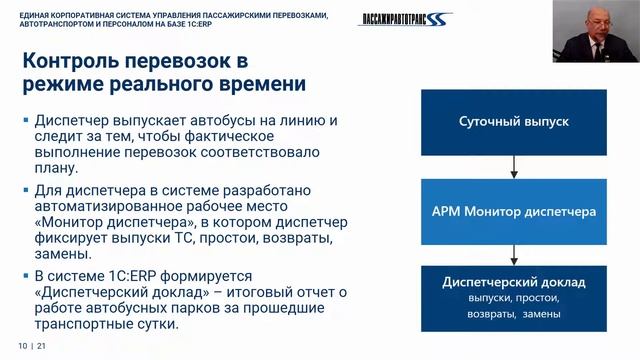 Внедрение 1С:ERP в СПб ГУП Пассажиравтотранс