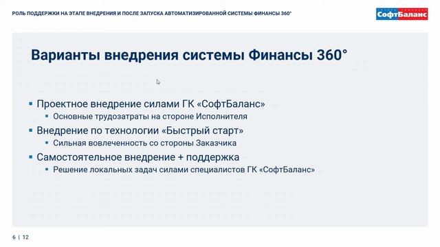 Поддержка автоматизированной системы бюджетирования | Финансы 360