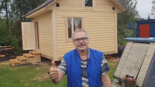 Решили поменять компанию и выбрали Заказ-Дом - отзыв о  строительство бани из бруса под ключ!