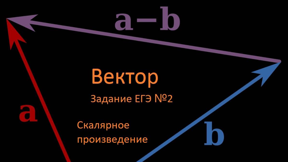 Векторы | Скалярное произведение | №2