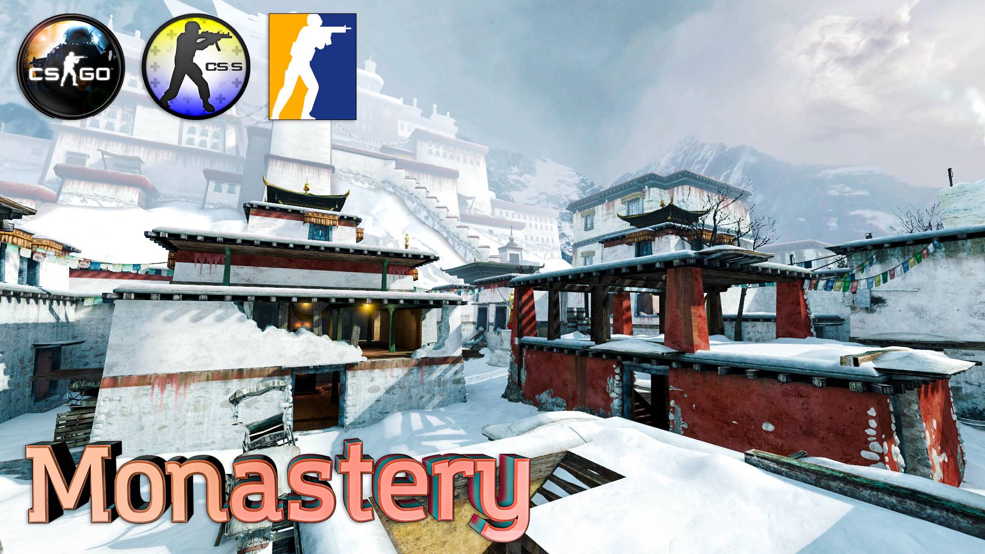Monastery (ar_monastery) for CS:GO, CS 2 & gg_tibet for CS:S v92