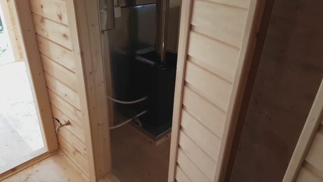 Заказ-Дом.рф печи Ермак для бани на дровах с баком для воды, парная бани из бруса под ключ Пестово