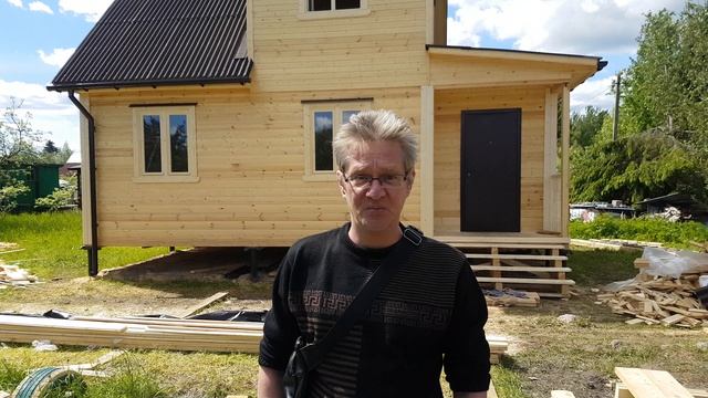 Заказ-Дом отзыв: рекомендовали друзья, по нашему проекту заказали дом из сухого бруса с мансардой