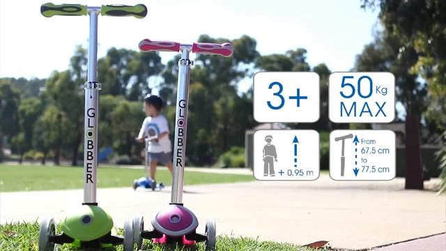 Самокат Globber PRIMO LIGHTS, 3+