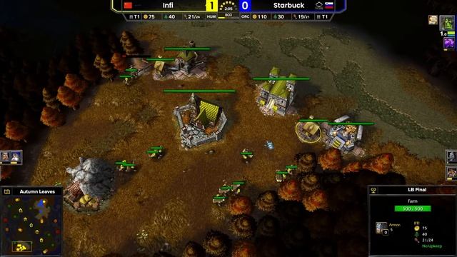 WC3 _ LB Final _ [ORC] Starbuck vs Infi [HU] _ Dolphin Warcraft Championship Cup
