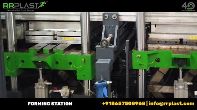 Трех-станционная термоформовочная машина RRPlast (Индия)