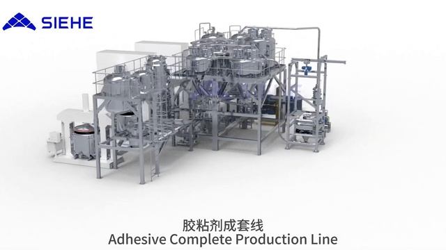 Adhesive Complete Production Line -High viscosity mixers!