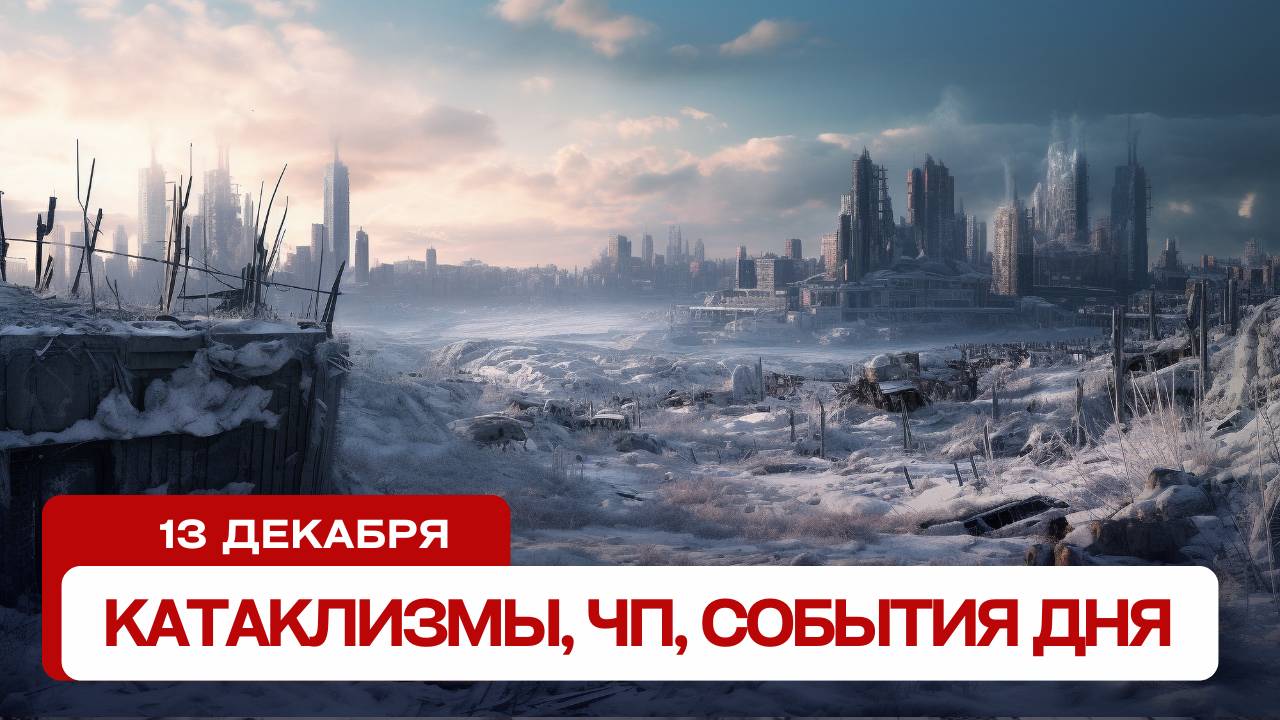 Катаклизмы сегодня 13.12.2024. Новости сегодня, ЧП, катаклизмы за день, события дня