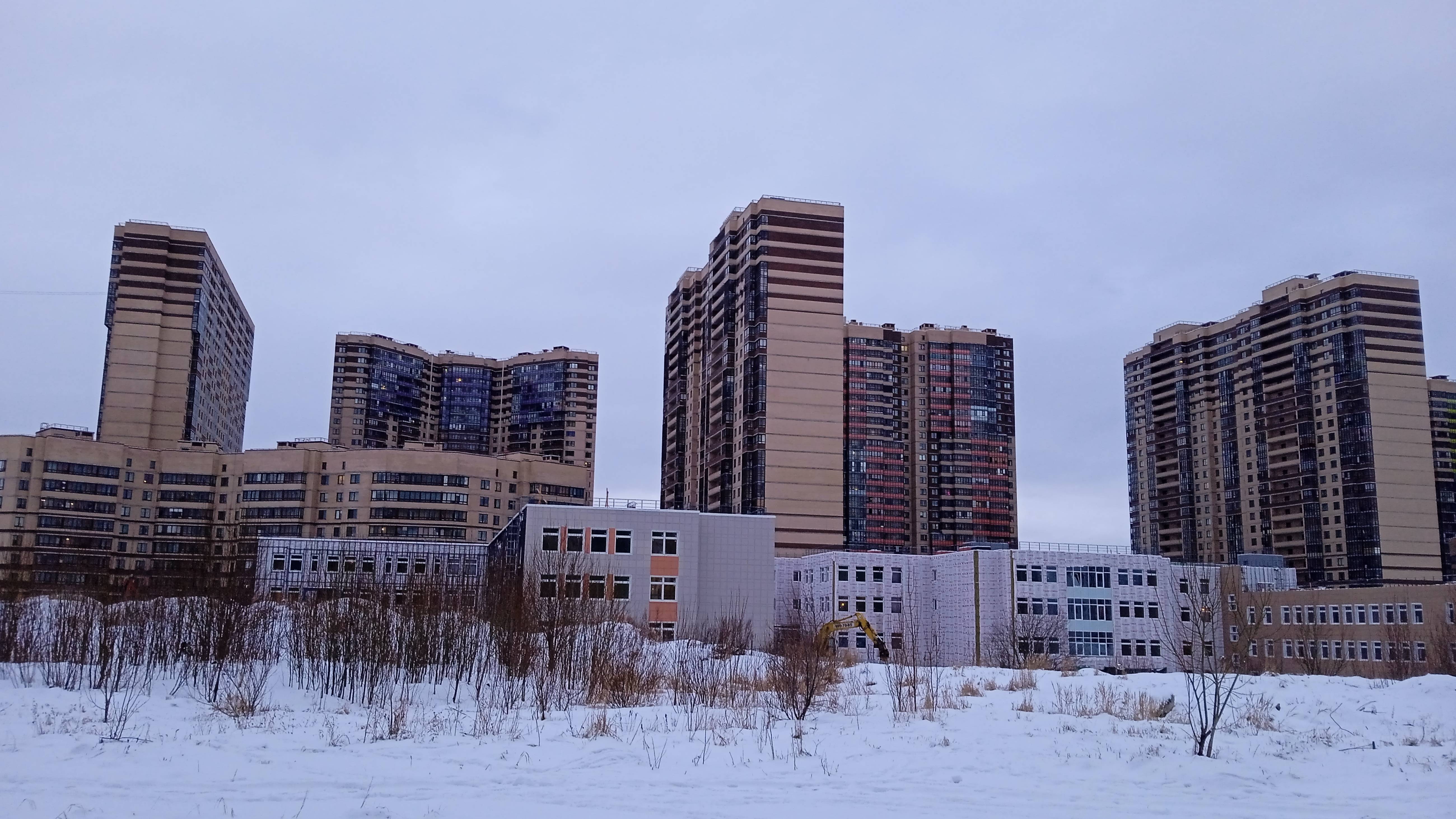 Зима в Мурино