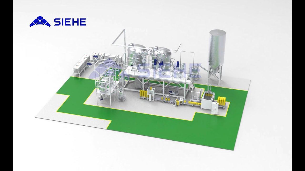 Производственная линия краски на водной основе - SIEHE Group