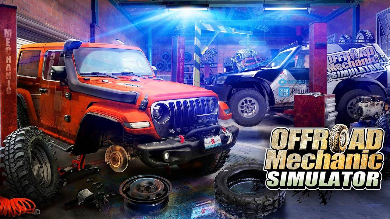 Offroad Mechanic Simulator. Серия 8. Дорога над пропастью.