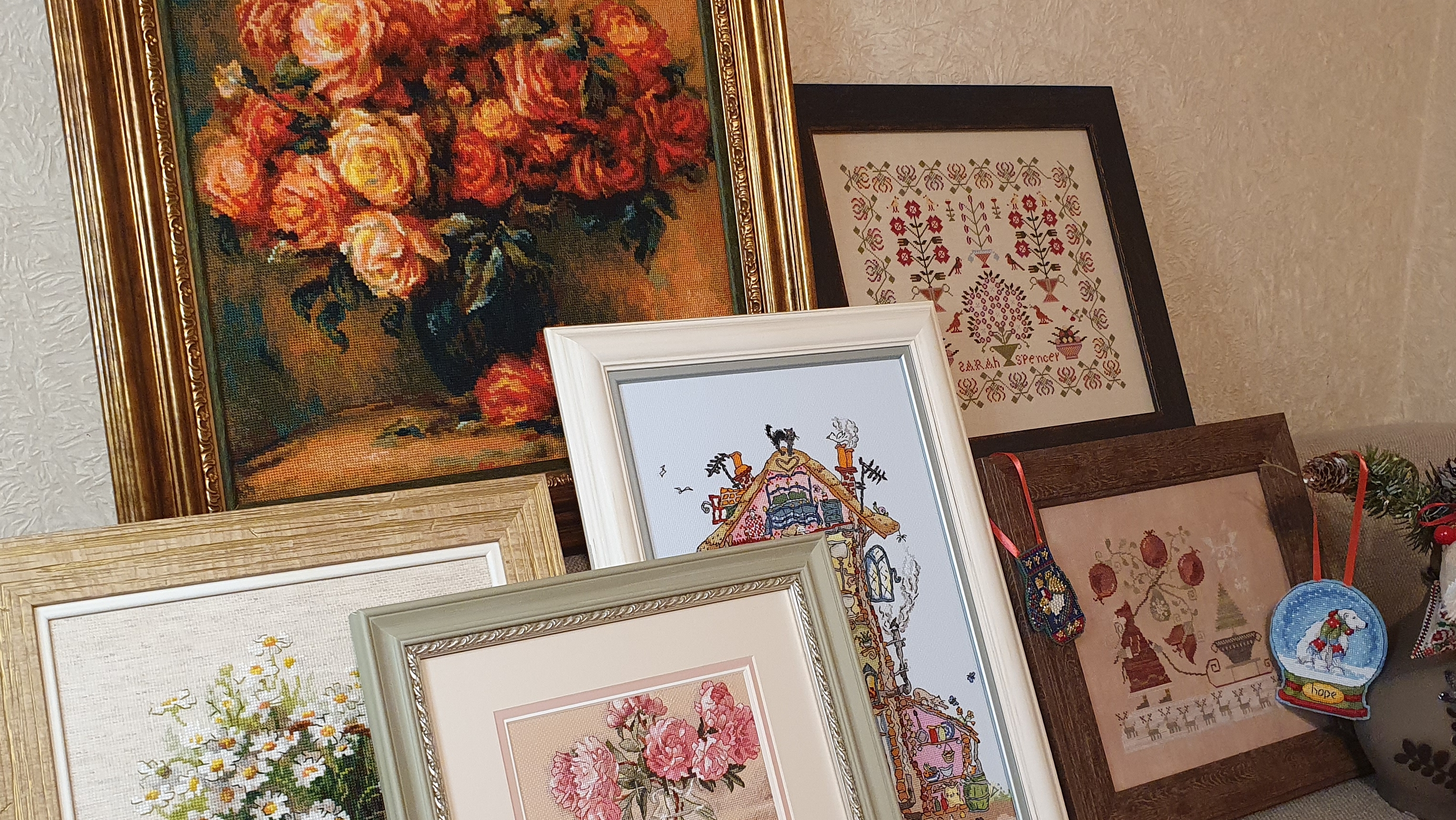 ВЫШИВАЛЬНЫЕ ИТОГИ 2021 ❤️ Только готовые и оформленные работы. Вышивка крестиком