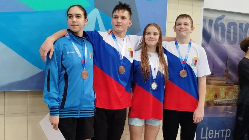 Смешанная 4х50 в/с (25) (2013-2011г.р.),  СШ Кронштадтского р-на (7 дорожка) 1:51.14